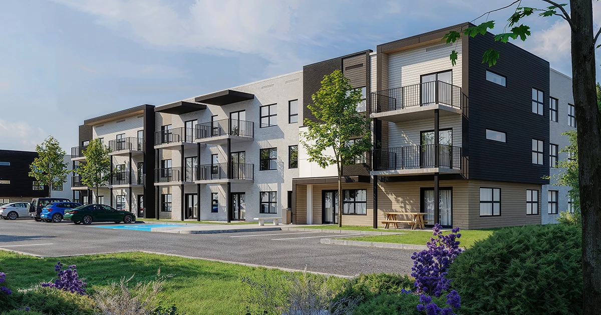 Modern Apartments at District 55 in Trois-Rivières - District 55